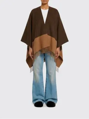 Gucci Wool And Cashmere Cape - Brown