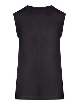 Phoebe Philo Ultra-thin Crew Neck Tank Top - Black