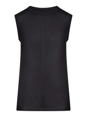 Phoebe Philo Ultra-thin Crew Neck Tank Top - Black