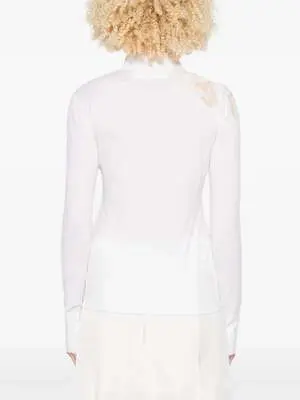 ERMANO SCERVINO Long Sleeve Polo-neck Sweater