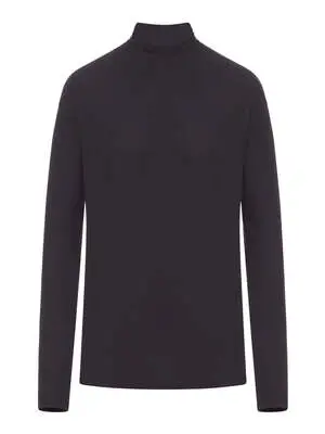 LEMAIRE Long Sleeve Foulard Top In Jersey - Multicolor