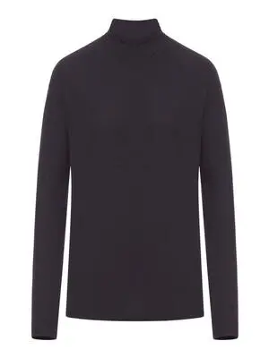 LEMAIRE Long Sleeve Foulard Top In Jersey - Multicolor
