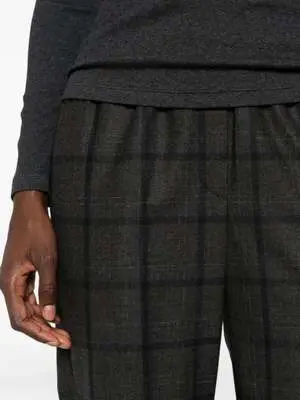 Peserico Wool Checked Pants
