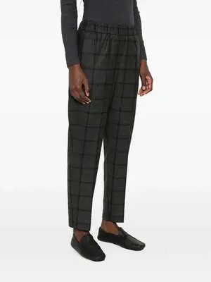 Peserico Wool Checked Pants