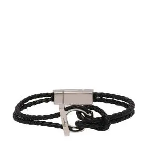 FERRAGAMO Gancini Bracelet - Black