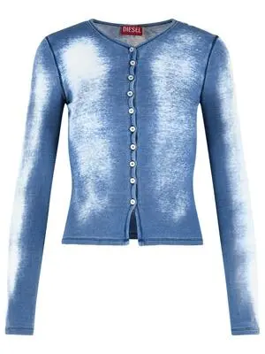 DIESEL® Gabriel' Light Stretch Cotton T-shirt - Blue