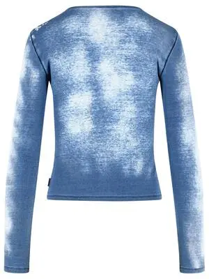 DIESEL® Gabriel Light Stretch Cotton T-shirt - Blue