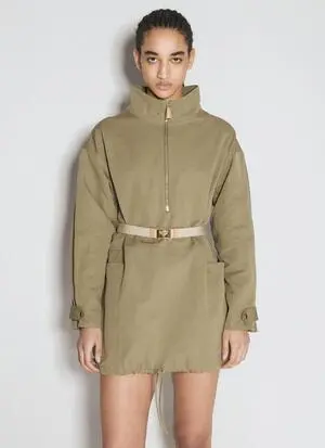 Prada Half-zip Long Sleeve Dress