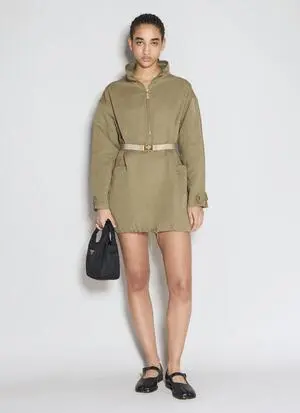 Prada Half-zip Long Sleeve Dress