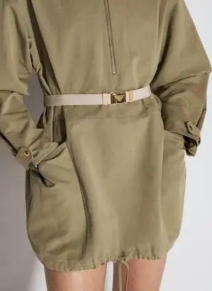 Prada Half-zip Long Sleeve Dress