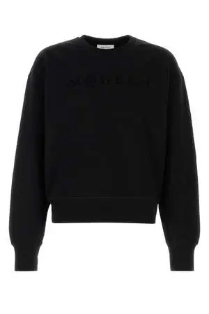 Alexander McQueen Cotton Sweatshirt - Black