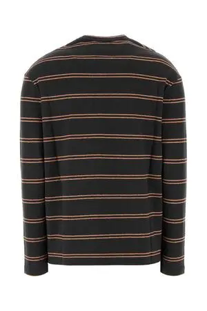 JIL SANDER Striped Cotton T-shirt - Multicolor