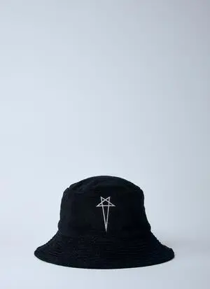Rick Owens Beach Bucket Hat - Black