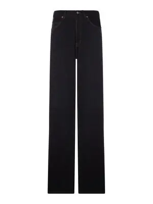 Saint Laurent Black Wash Jeans For Women