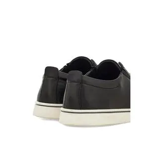 FERRAGAMO Leather Slip-on Trainers