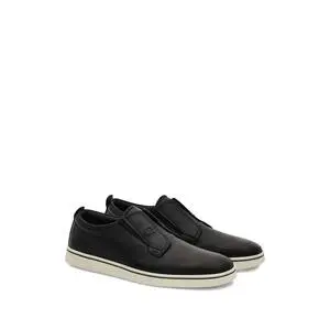 FERRAGAMO Leather Slip-on Trainers