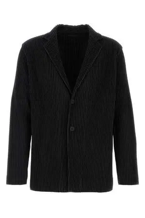 Issey Miyake Polyester Blazer - Black