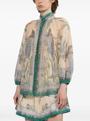 Zimmermann Indra Cotton And Silk Blouse