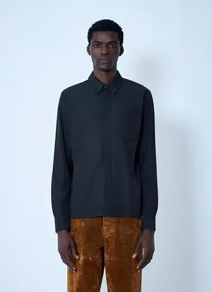 Dries Van Noten Nylon Shirt - Black