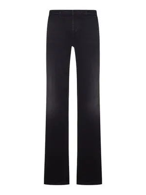 Gucci Stretch Cotton Denim Trousers - Black