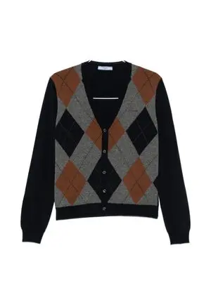Prada Cashmere Cardigan - Multicolor