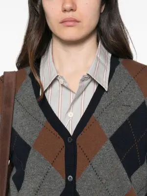 Prada Cashmere Cardigan - Multicolor