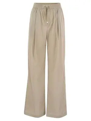 Herno Stretch Nylon Trousers - Cream