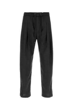 Dolce & Gabbana Charcoal Wool Pant - Gray