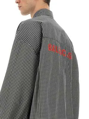 Balenciaga Oversize Fit Shirt - Black