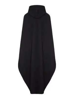 Balenciaga Oversized Asymmetric Hooded Sweatshirt Cape