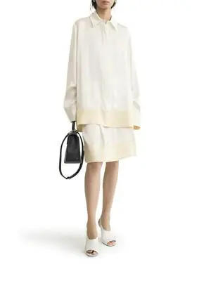 TOTEME Fluid Tuxedo Shirt - White