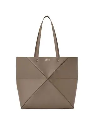 Loewe Puzzle Fold Medium Leather Tote - Multicolor