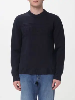 Gucci Cotton And Wool Crewneck Pullover - Blue