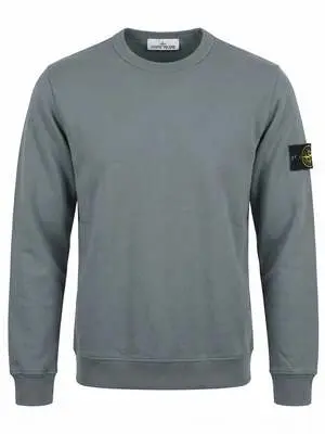 Stone Island Organic Cotton Fleece Sweatshirt - Multicolor