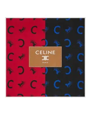 Celine Silk Twill Scarf - Multicolor
