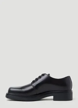 Prada Brushed Leather Derby Shoes
