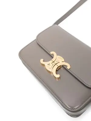 Celine Triomphe Teen Leather Shoulder Bag