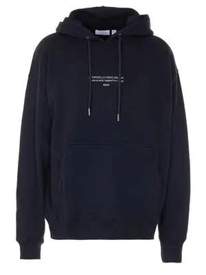 Off-White Statement Skate Cotton Hoodie - Black
