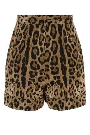 Dolce & Gabbana Printed Poplin Shorts