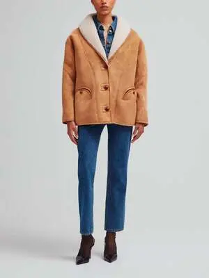 BLAZÉ MILANO Tatoosh Shearling` Coat