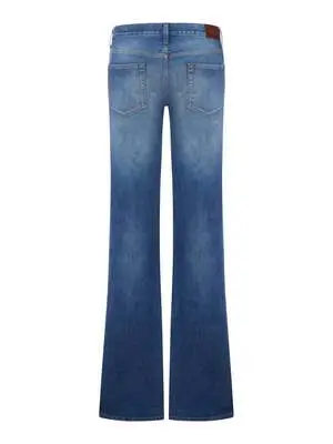 Gucci Stretch Cotton Jeans With Hook