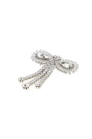 Alessandra Rich Embellished Metal Pin