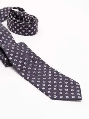 Saint Laurent Silk Neck Tie - Multicolor