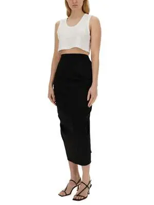 Dries Van Noten Skirt With Drape