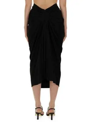 Dries Van Noten Skirt With Drape