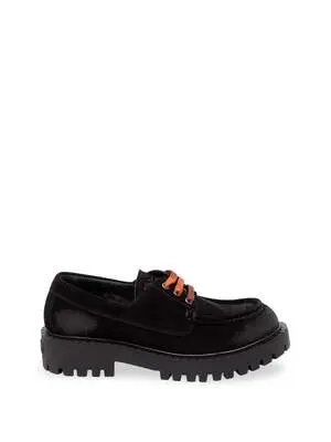 Prada Laced Suede Loafers