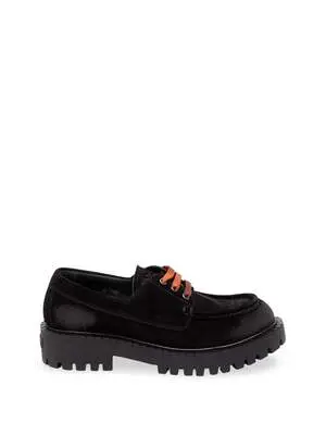 Prada Laced Suede Loafers - Multicolor