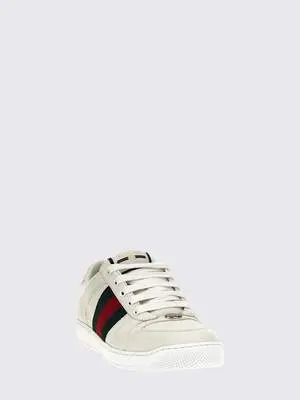 Gucci Leather Sneakers - White
