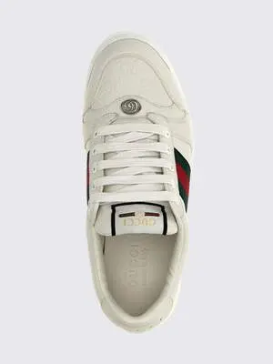 Gucci Leather Sneakers - White