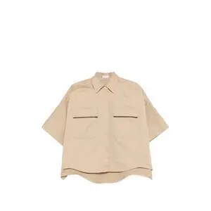 Brunello Cucinelli Neutrals Tops Shirts - Cream